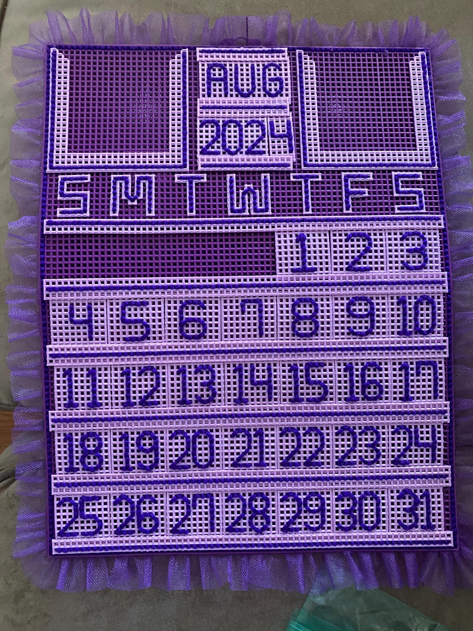 20 Year Canvas Calendar | Customizable - Etsy