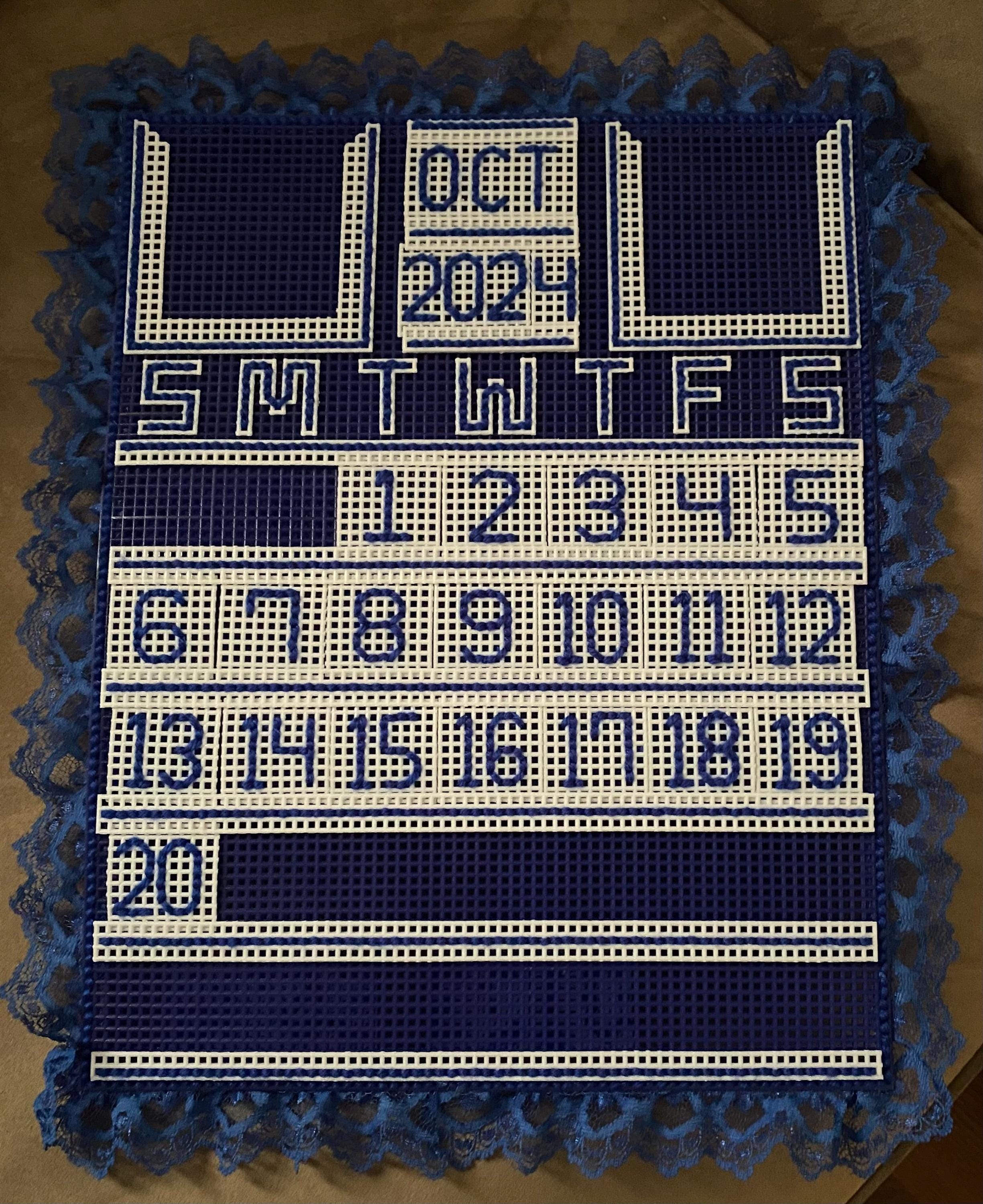 20 Year Canvas Calendar | Customizable - Etsy