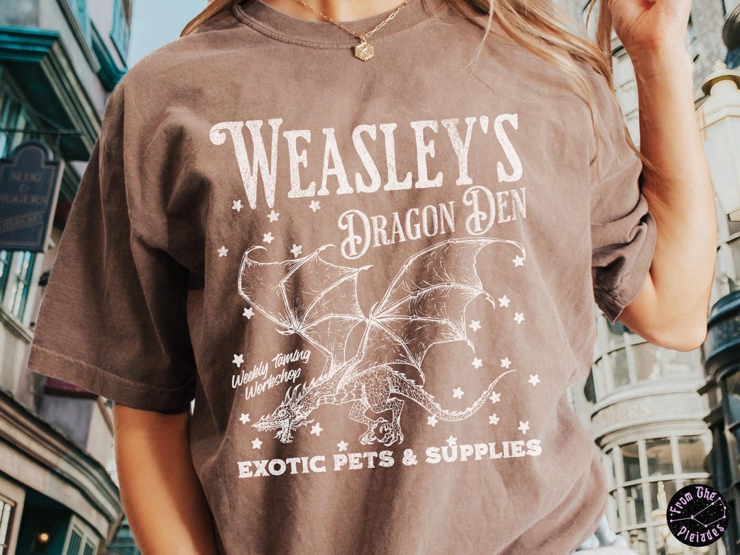 Wizard Shirt, Weasley Shirt, Dragon, Universal Shirt, Gamer Shirt ...