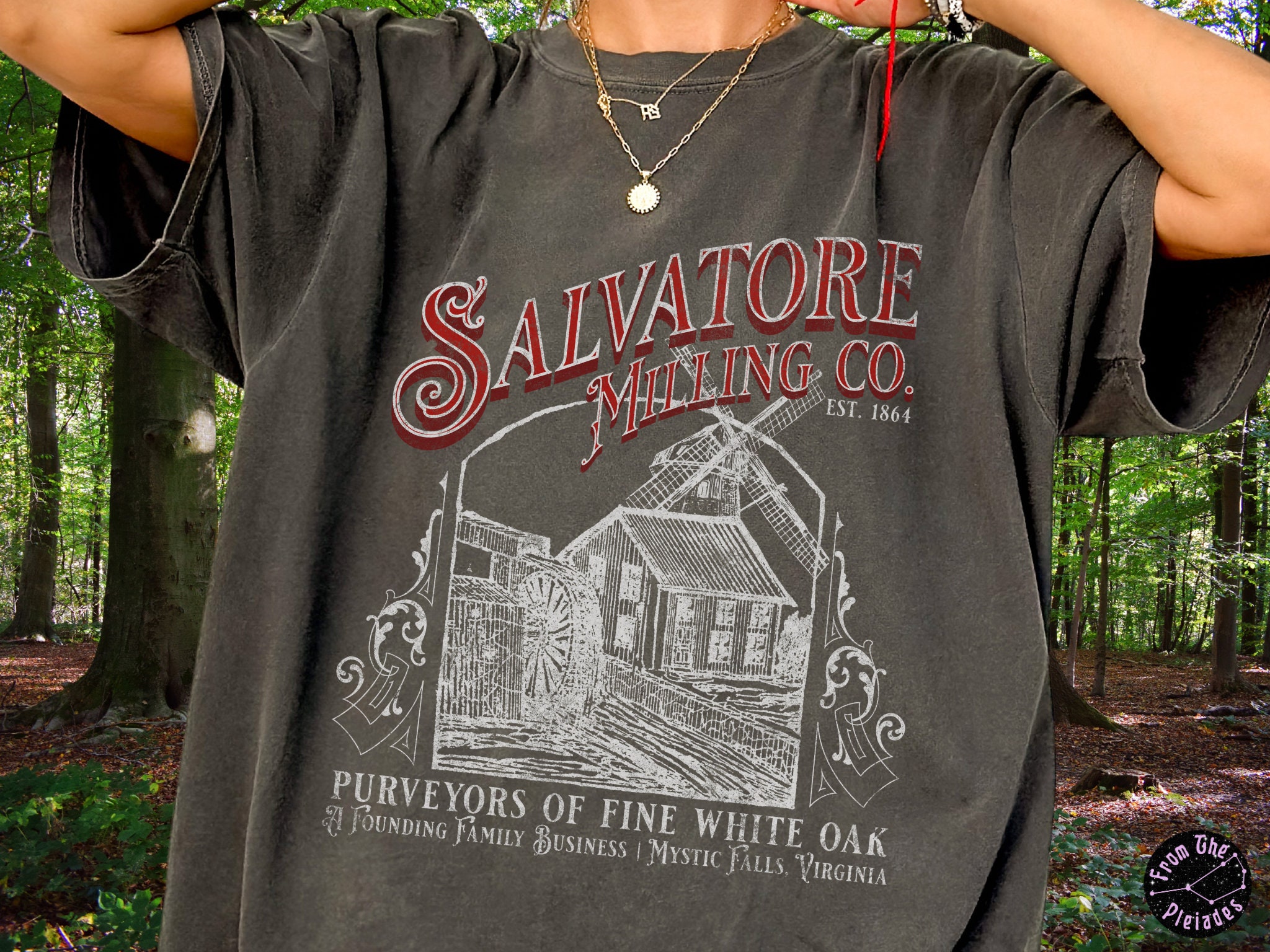 Salvatore Shirt, Mystic Falls Shirt, Stefan, Damon, Elena, Vampire ...