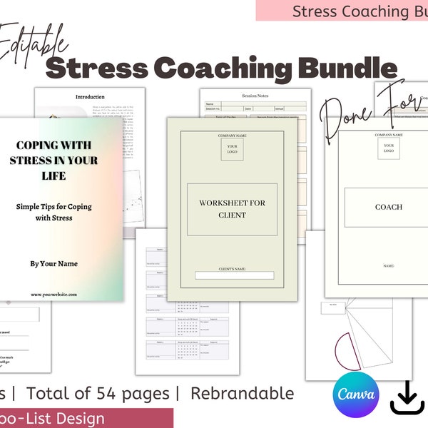 Stress Worksheet - Etsy