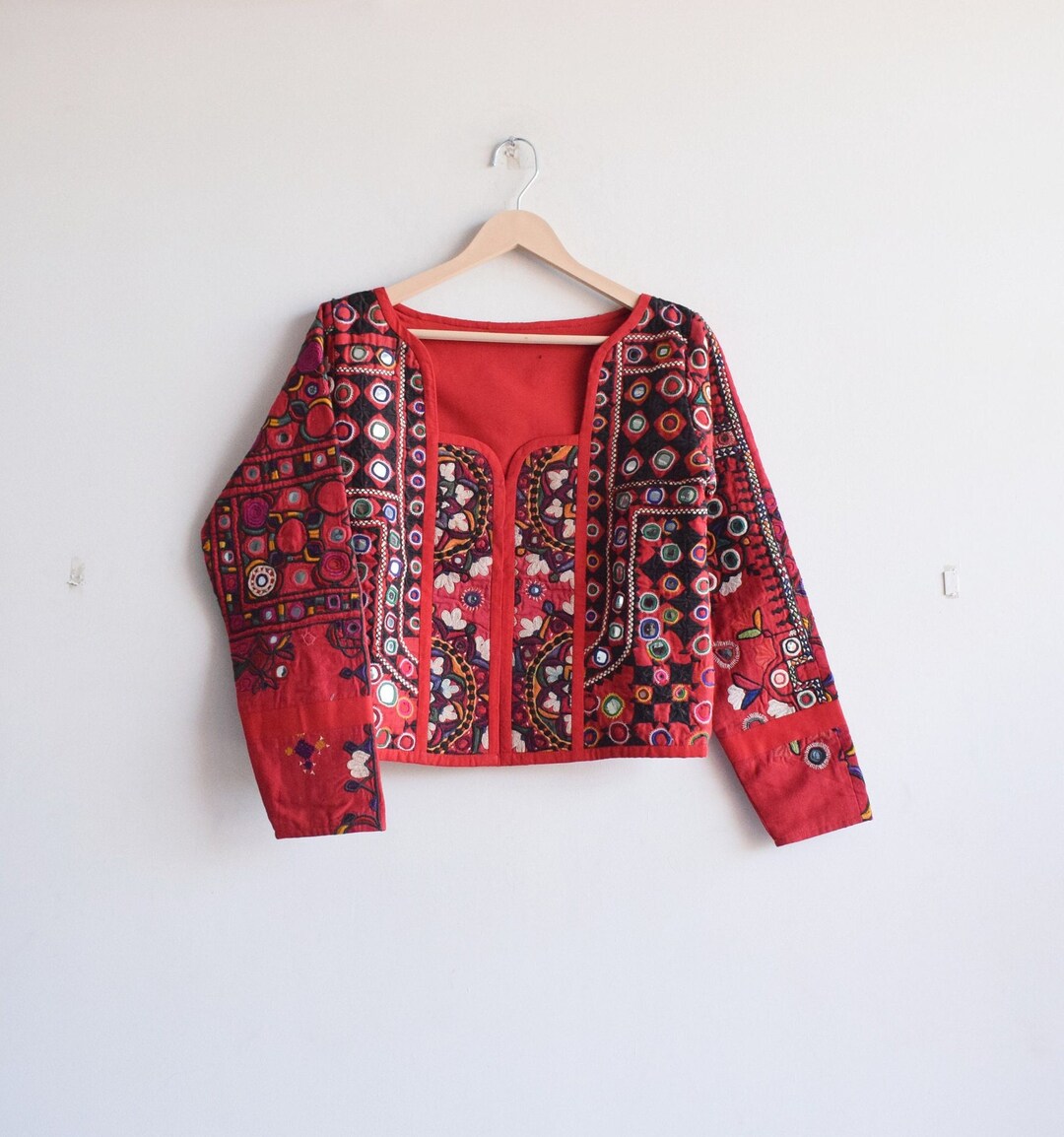 Indian handmade embroidery jacket Women Banjara Jacket, Bohemian Boho ...