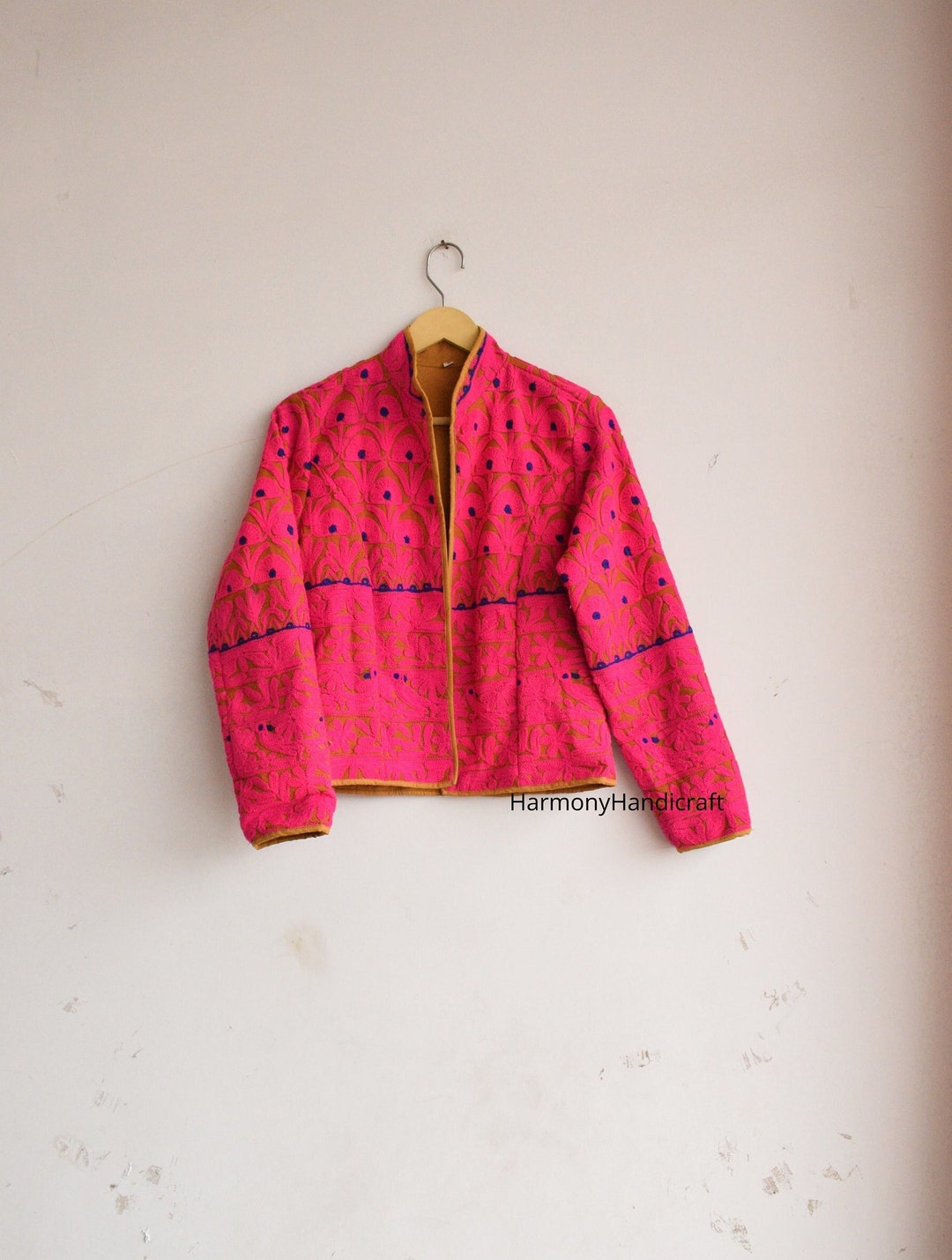 Indian Handmade Embroidery Jacket Women Banjara Jacket, Bohemian Jacket ...