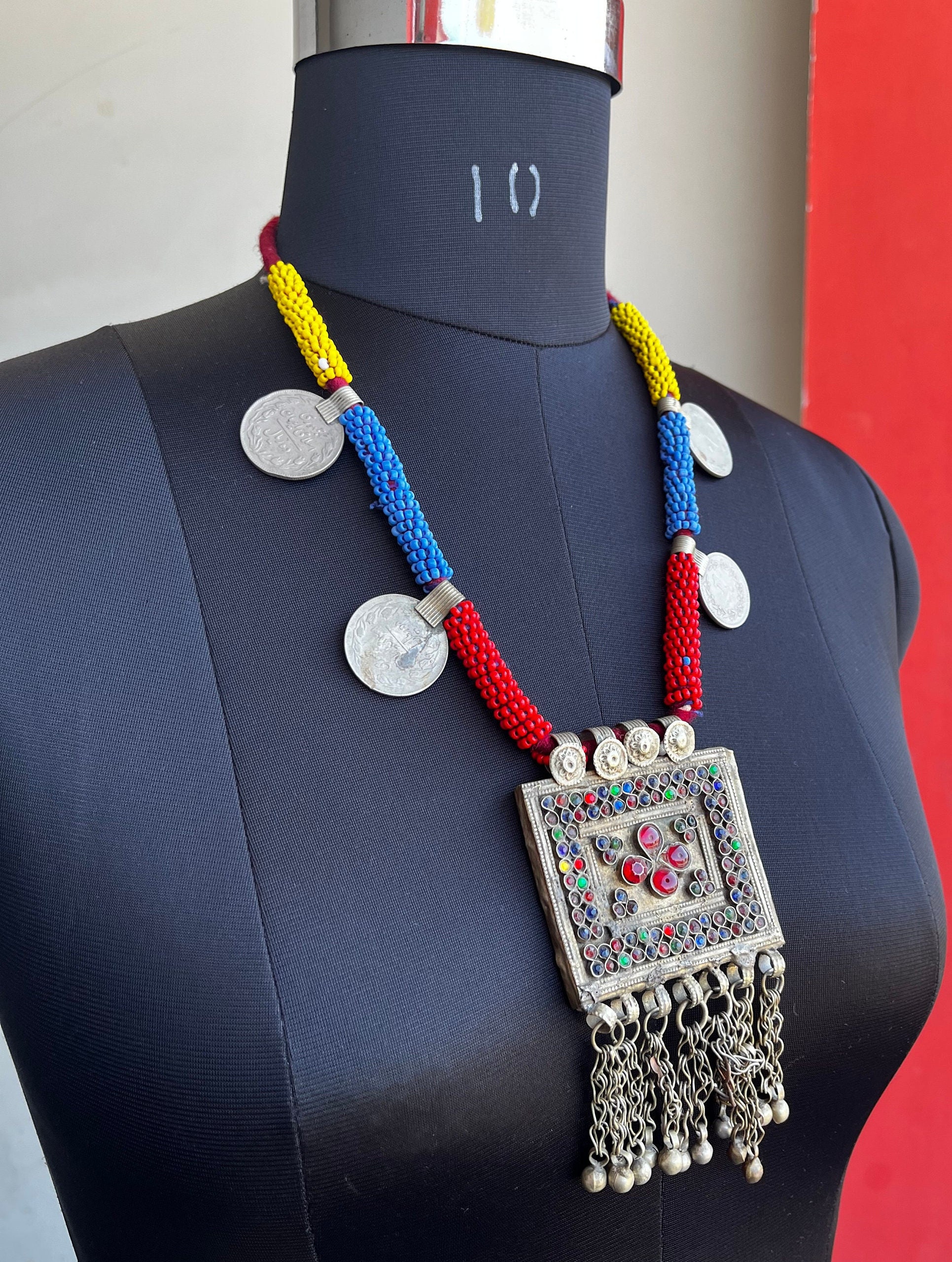 Afghani Jewellery, Afghani Necklace, Boho Jewellery, Banjara Jewellery ...