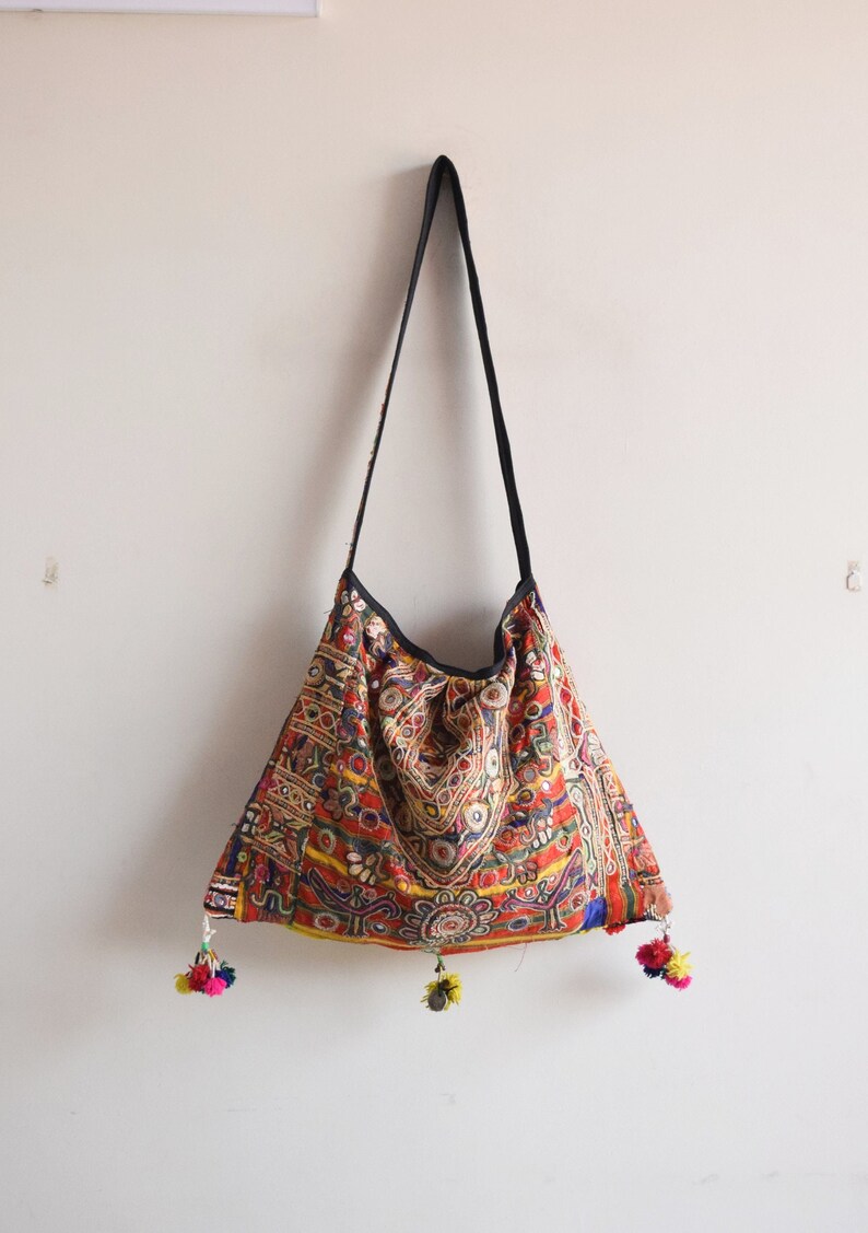 Banjara Tote Bag Indian Handmade Patchwork Bag Afghani Bag - Etsy