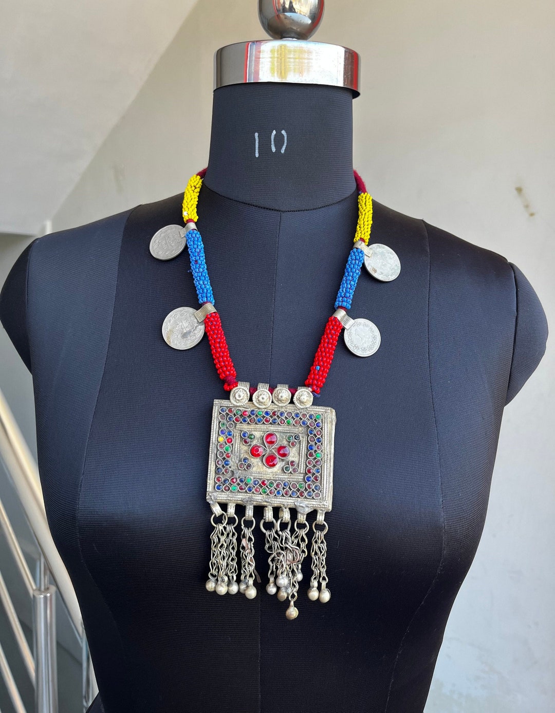 Afghani Jewellery, Afghani Necklace, Boho Jewellery, Banjara Jewellery ...