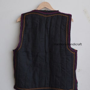 Vintage Afghan Vest, Vintage Afghani Jacket, Banjara Vest, Hand ...