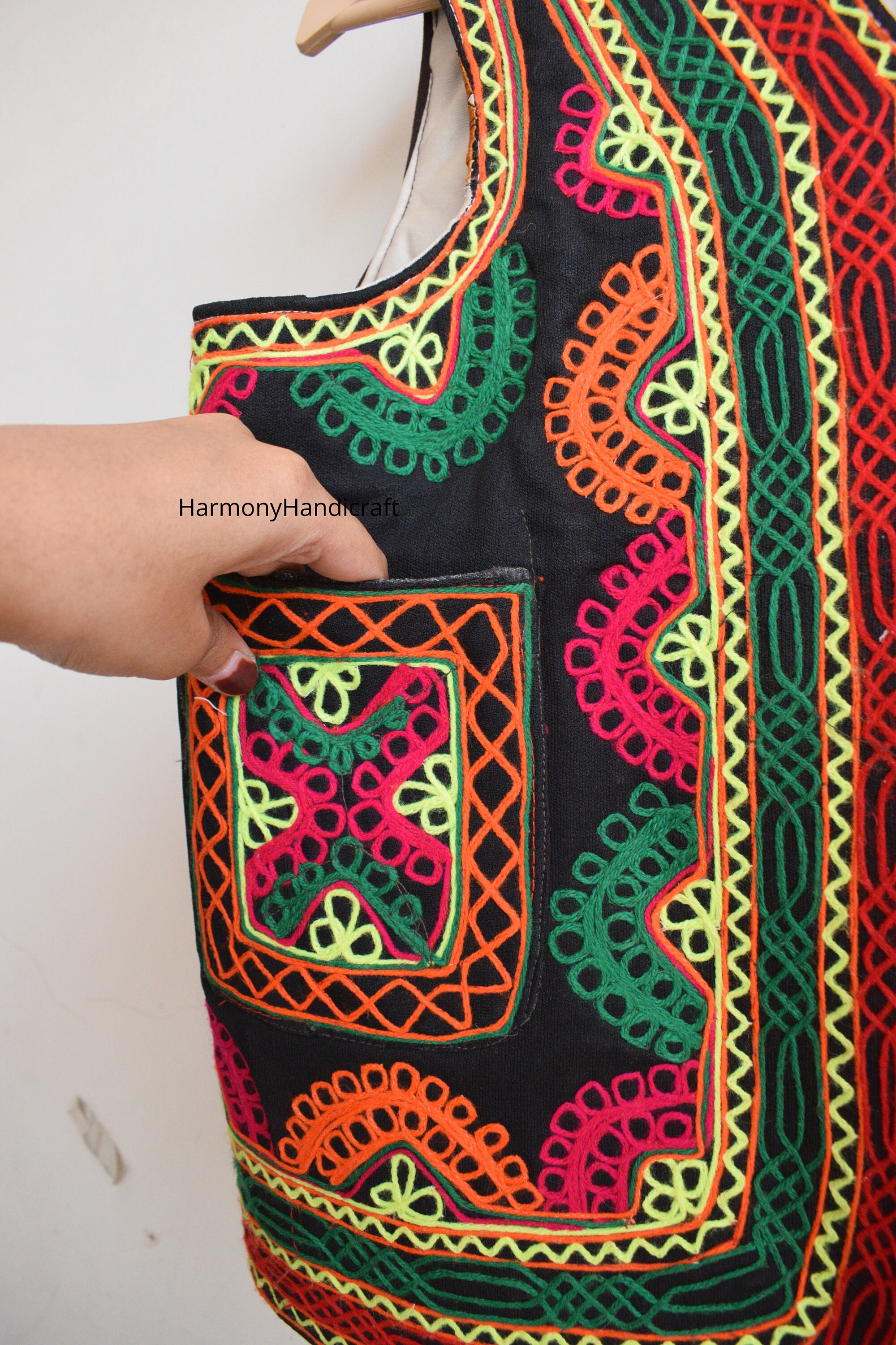 Vintage Afghan Vest Vintage Afghani Jacket Banjara Vest - Etsy