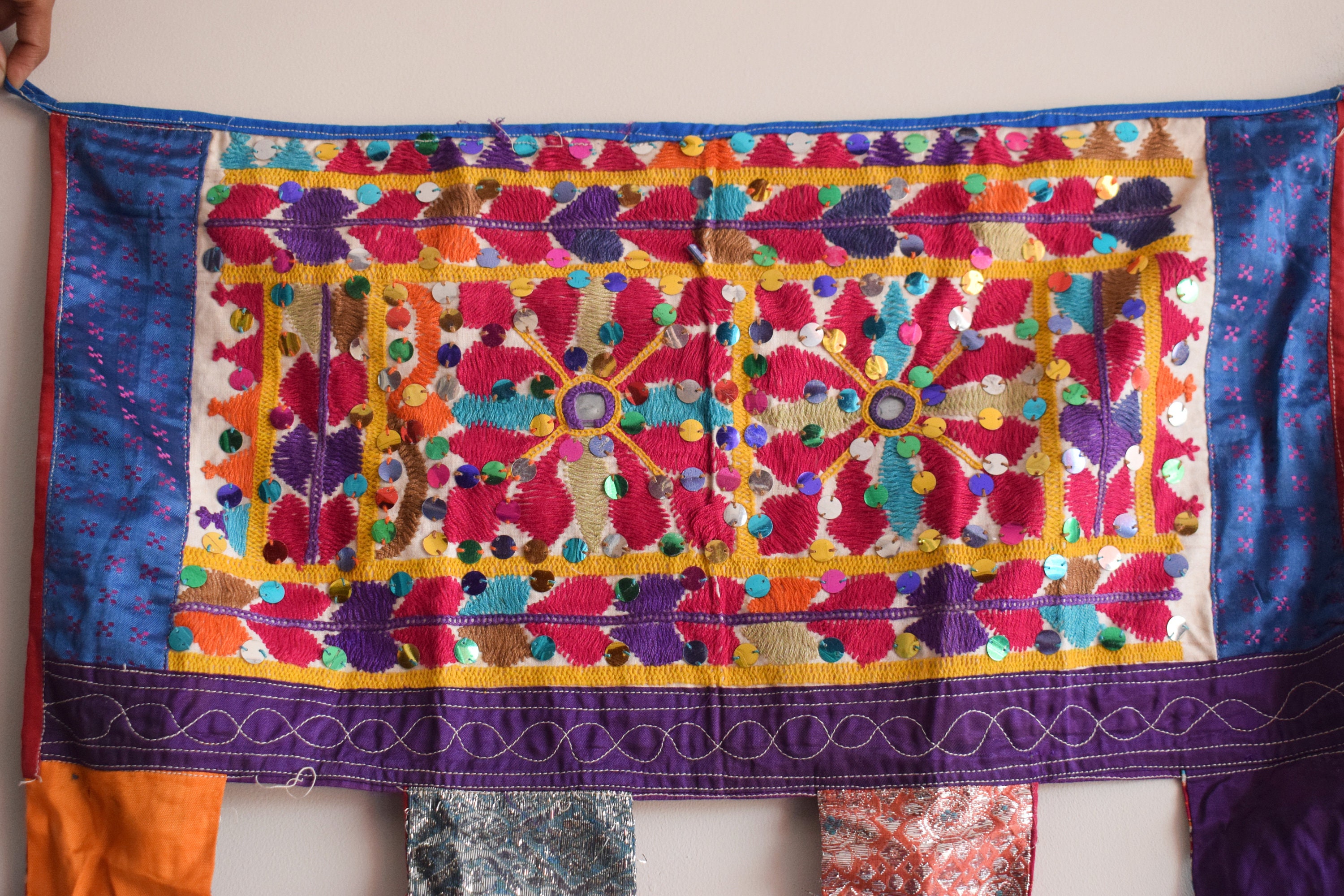 Vintage Banjara Wall Hanging Ethnic Wall Art Hand Embroidery - Etsy