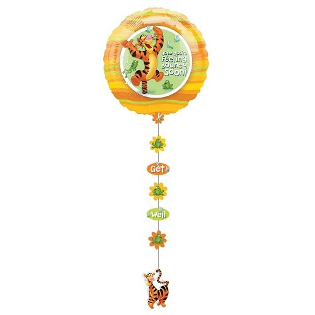 24 Tigger Get Well Drop-a-line Balloon - Etsy