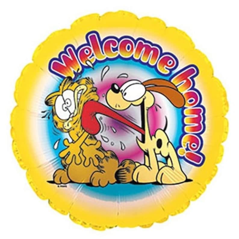 Vintage Garfield Welcome Home Balloon Bouquet - Etsy