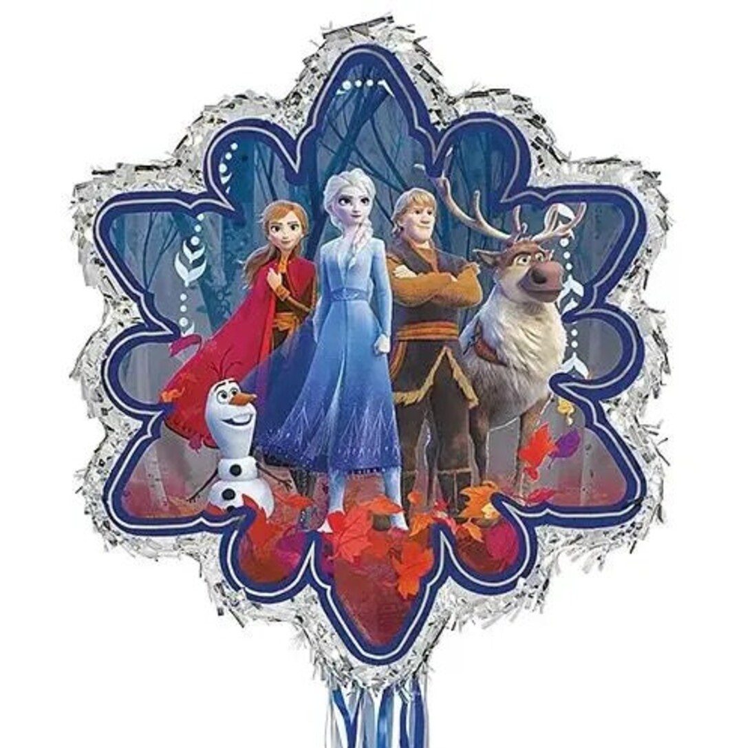Frozen Piñata Kids Cartoon Movie Princess Pull-string Blue - Etsy