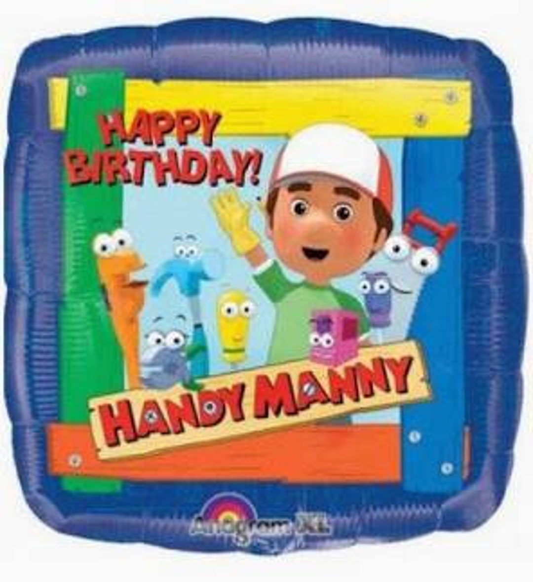 Handy Manny Kids Cartoon Birthday Party Balloon Bouquet - Etsy