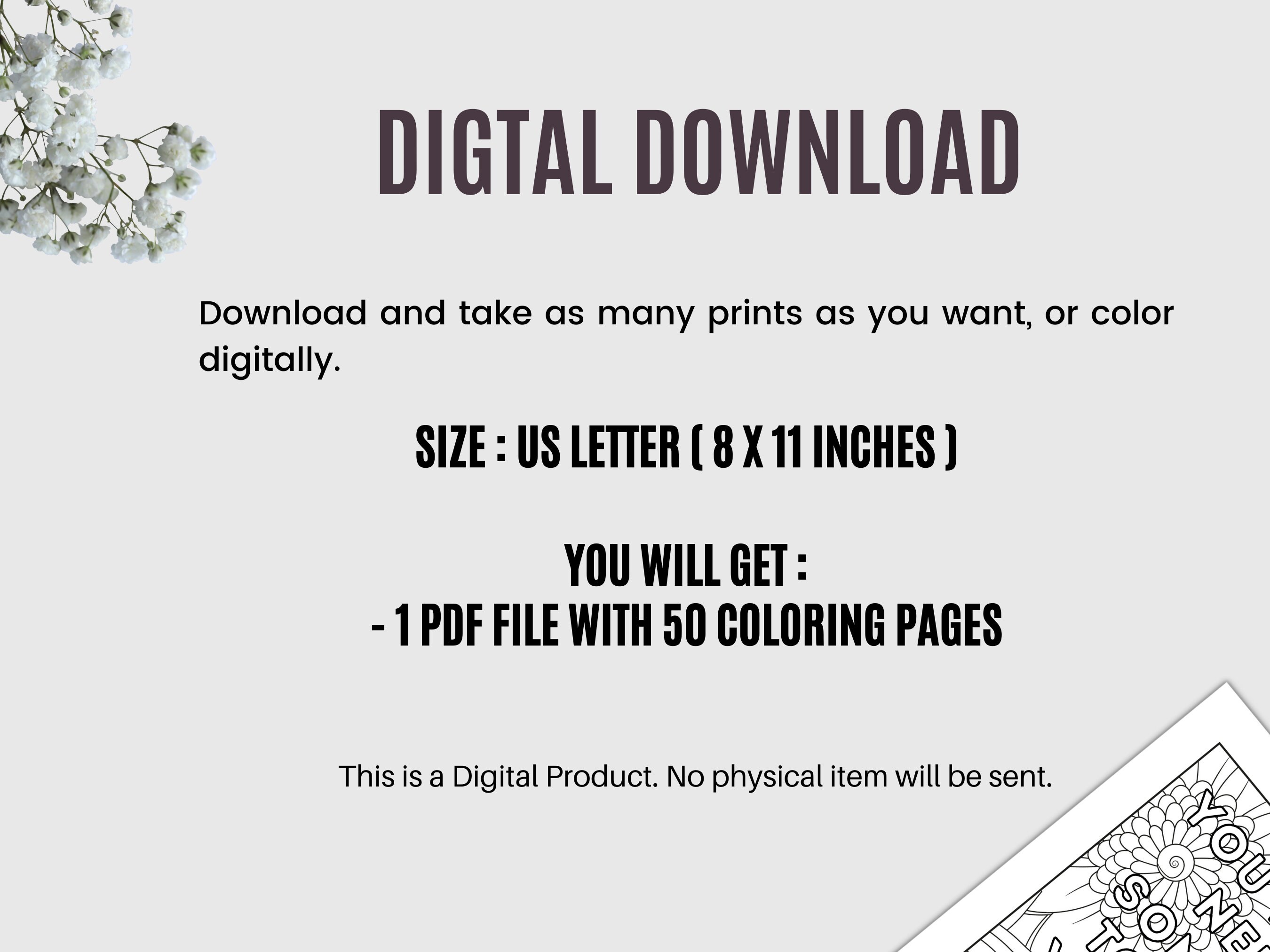 Self- Love Adult Coloring Pages, Self-care Coloring, Digital Download ...