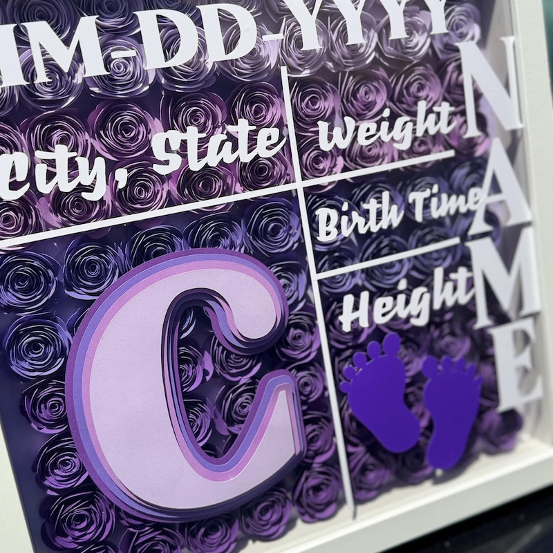 Baby Boy Shadow Box - Etsy