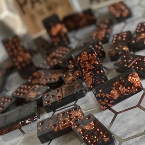 Custom Resin Domino Set | Family Game Night - Etsy