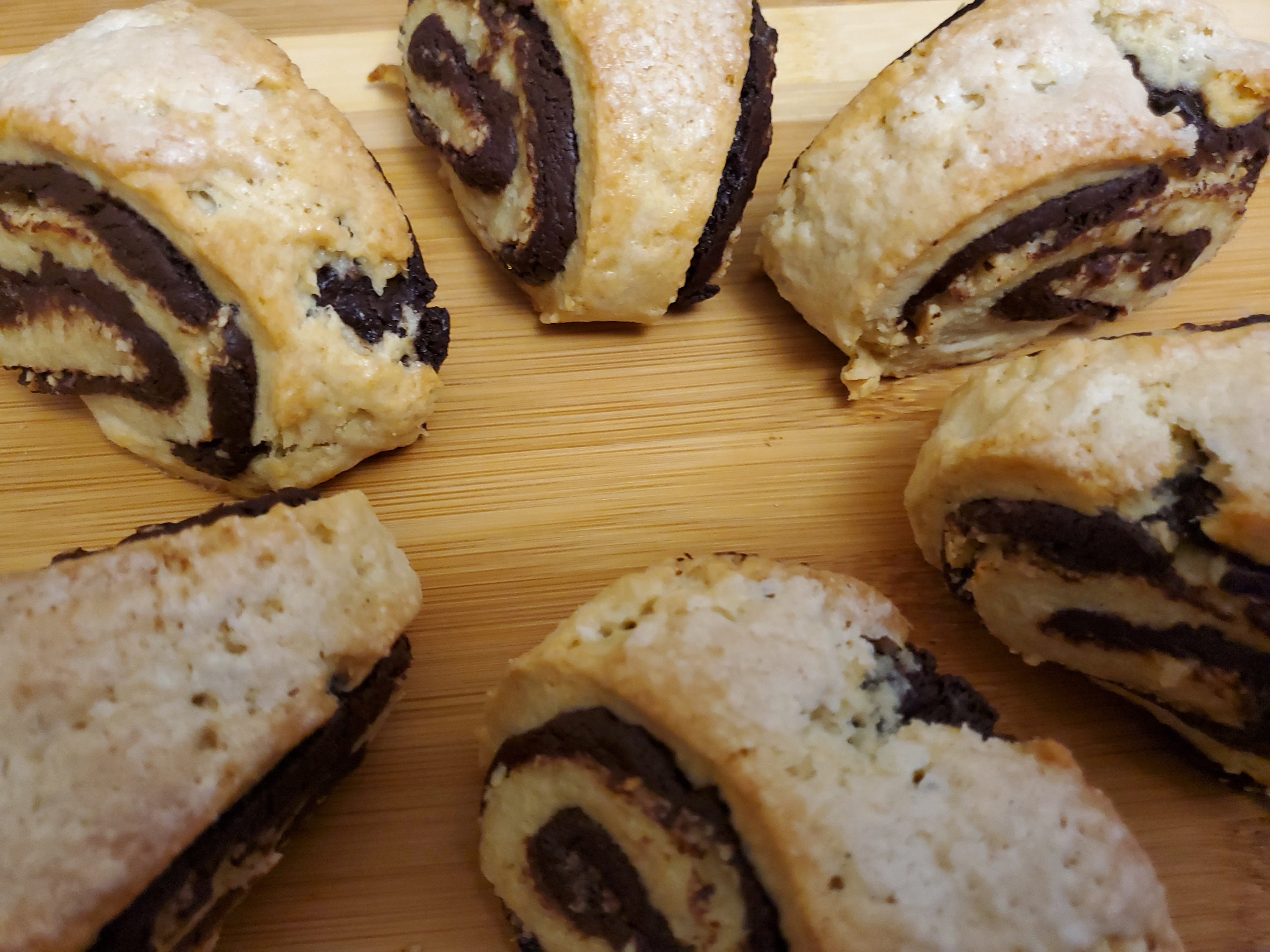 Vegan Chocolate Hazelnut Swirl Scones - Etsy