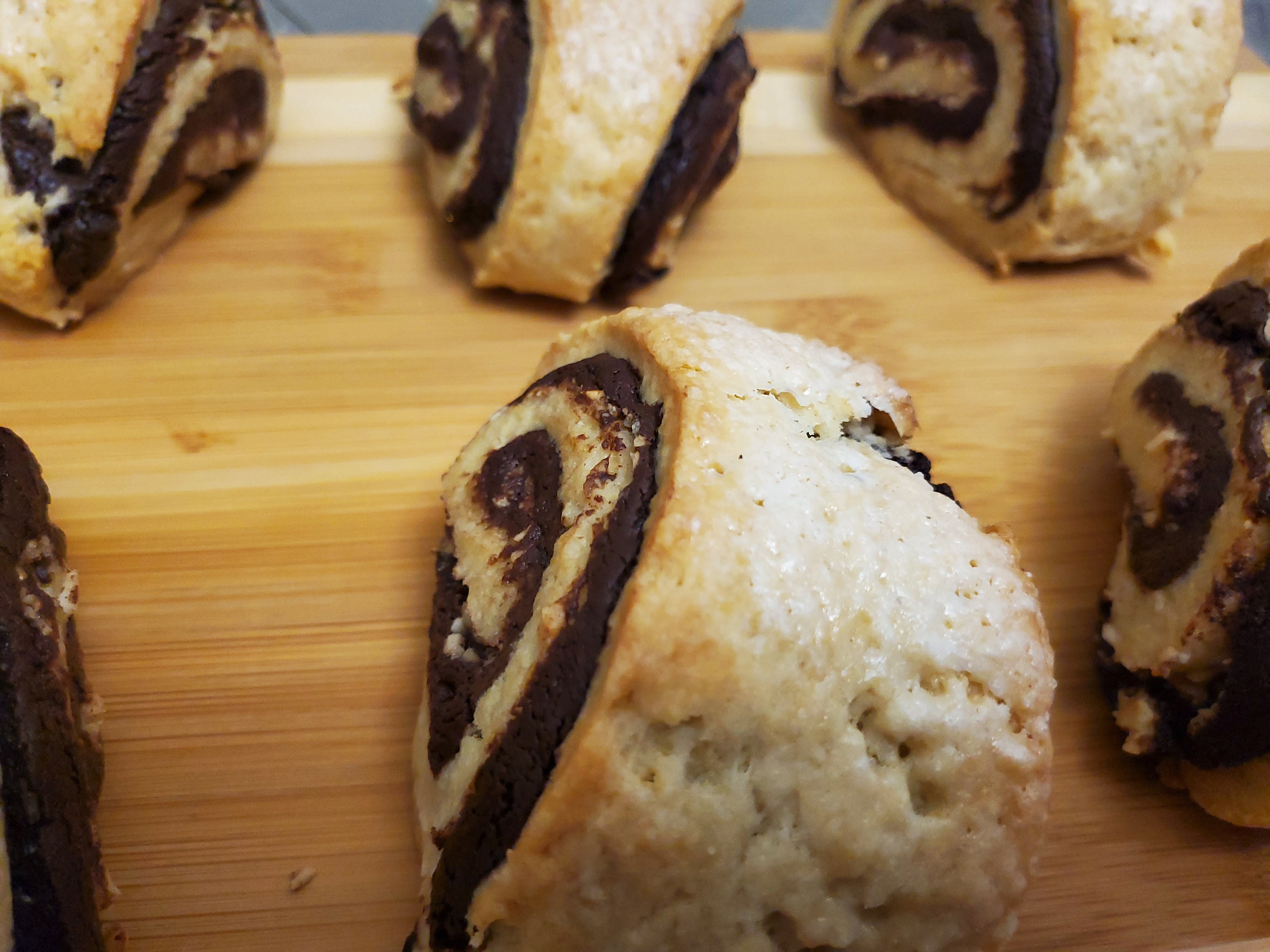 Vegan Chocolate Hazelnut Swirl Scones - Etsy