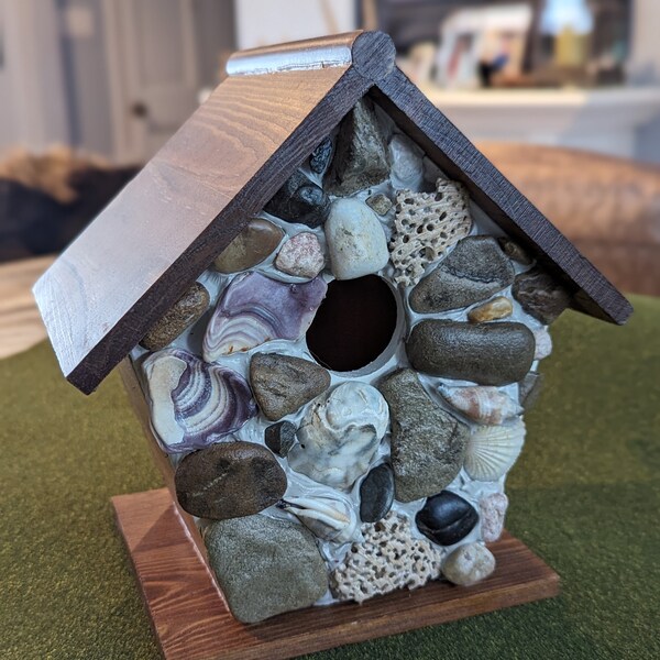 Seashell Birdhouse - Etsy