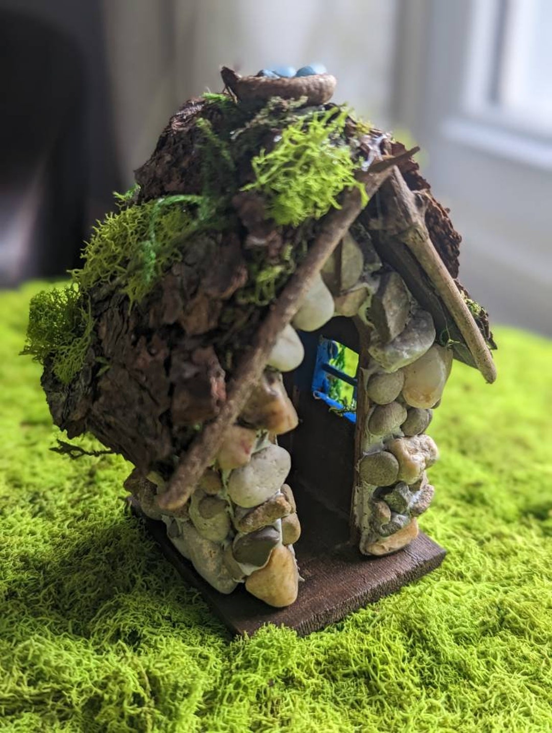 Mini Garden Stone Cottage, Garden Decor - Etsy