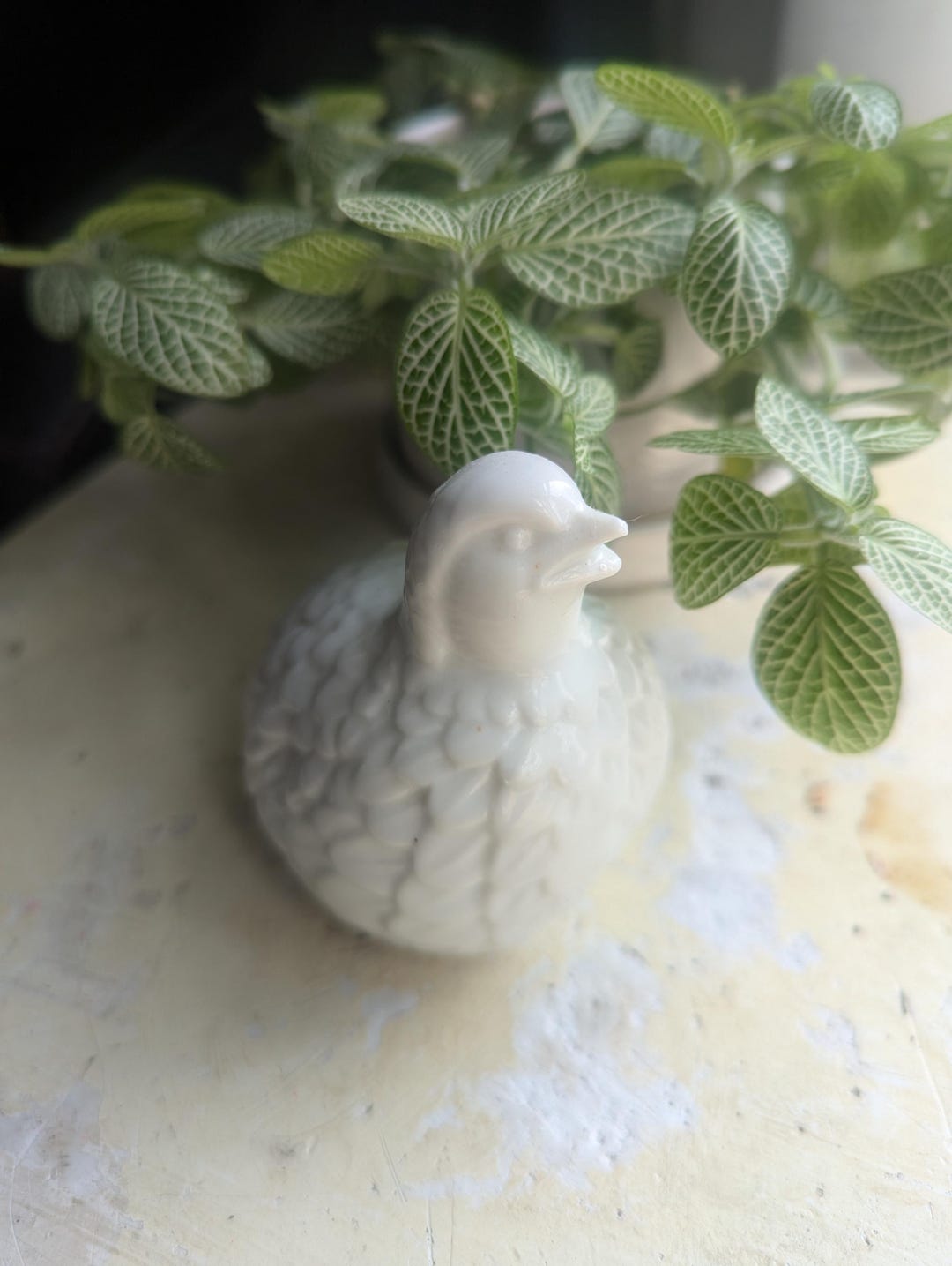 Small Porcelain Quail Figurine - Etsy