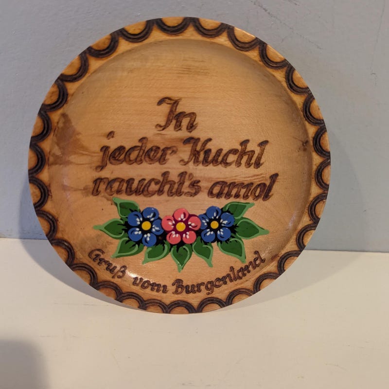 Old Painted Folk Wood - Etsy