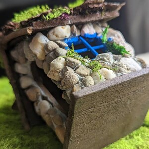 Mini Garden Stone Cottage, Garden Decor - Etsy