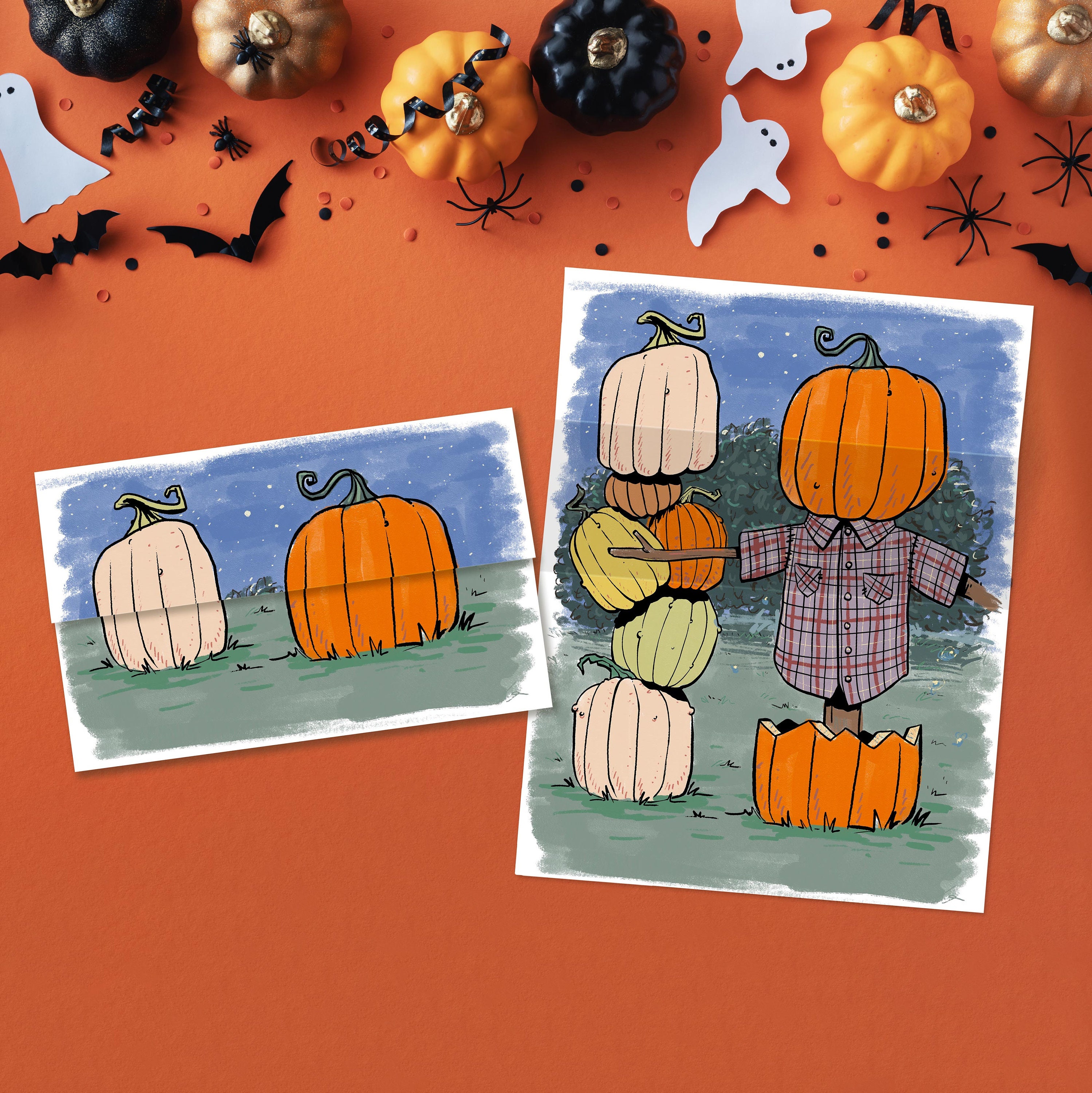 INSTANT DOWNLOAD : Pumpkin Surprise Stacked 01 / Interactive - Etsy