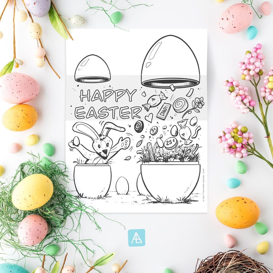 INSTANT DOWNLOAD : Interactive Easter Card / Creative Easter Egg ...