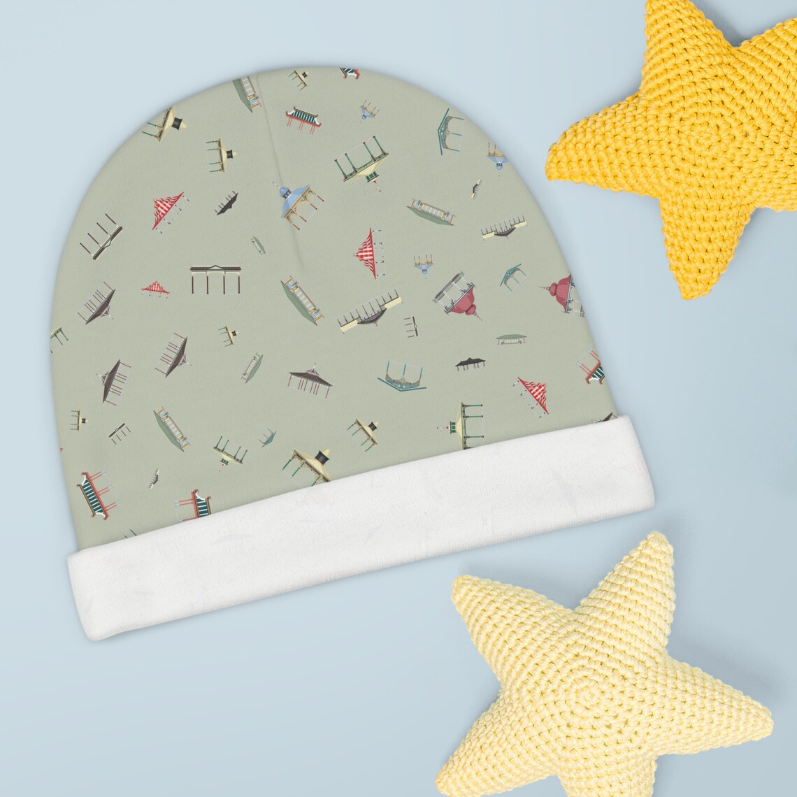 Tower Grove Park Baby Beanie (pavilion & Shelter Collection) - Etsy