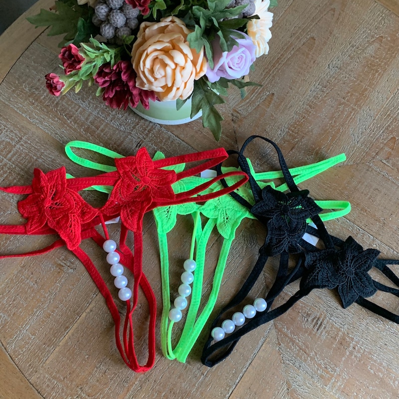 String Bikini Panties - Etsy