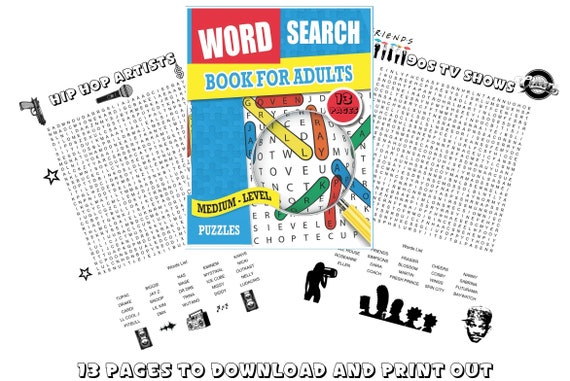 Fun Word Search Printable Pack-fun Decade Word Scramble - Etsy