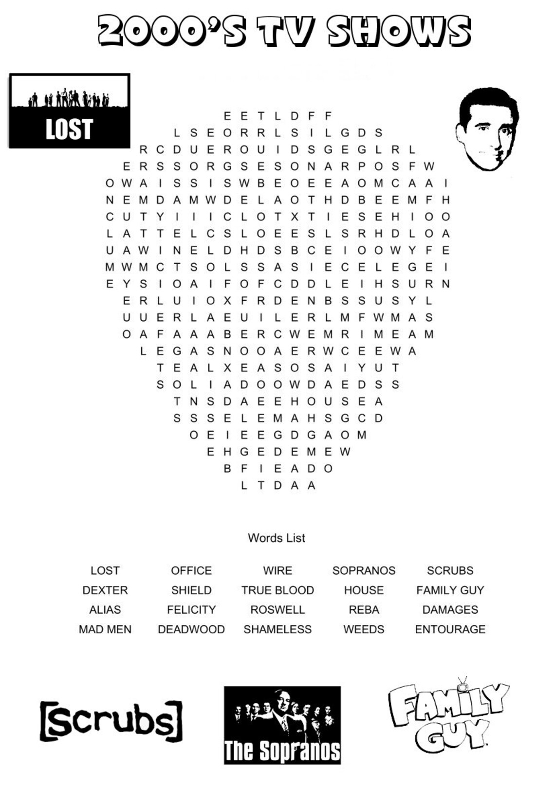 Fun Word Search Printable Pack-fun Decade Word Scramble - Etsy