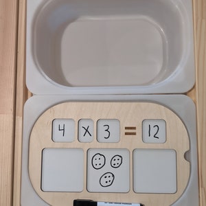 Flisat Addition/math SMALL Insert - Ikea Flisat Insert - Sensory Table ...