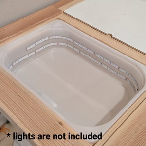 Flisat Acrylic Light Insert Flisat Insert for Trofast Bins Light Table ...