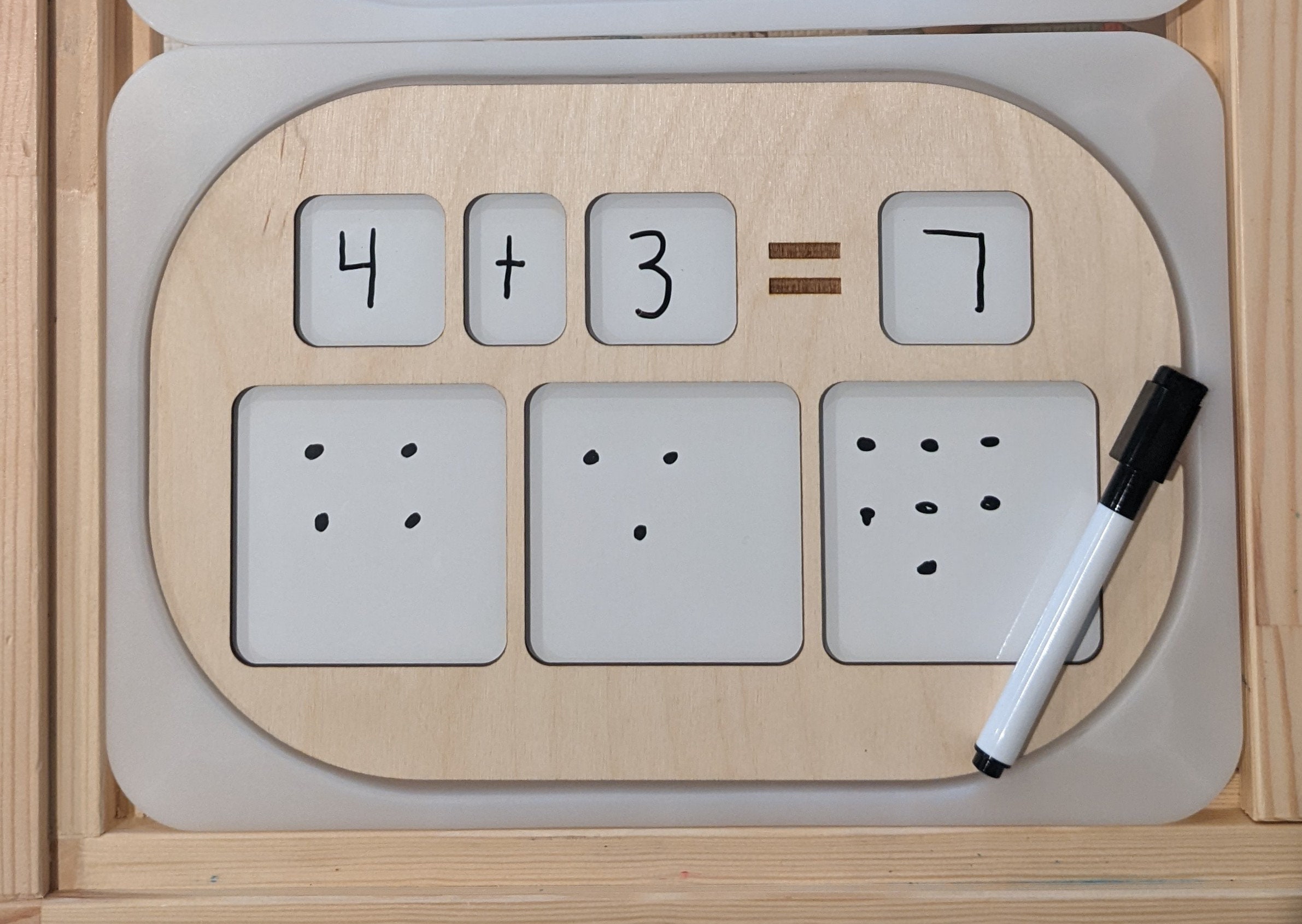 Flisat Addition/math SMALL Insert Ikea Flisat Insert - Etsy