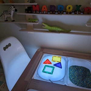 Flisat SMALL Acrylic Light Insert - Flisat Insert for Trofast Bin ...