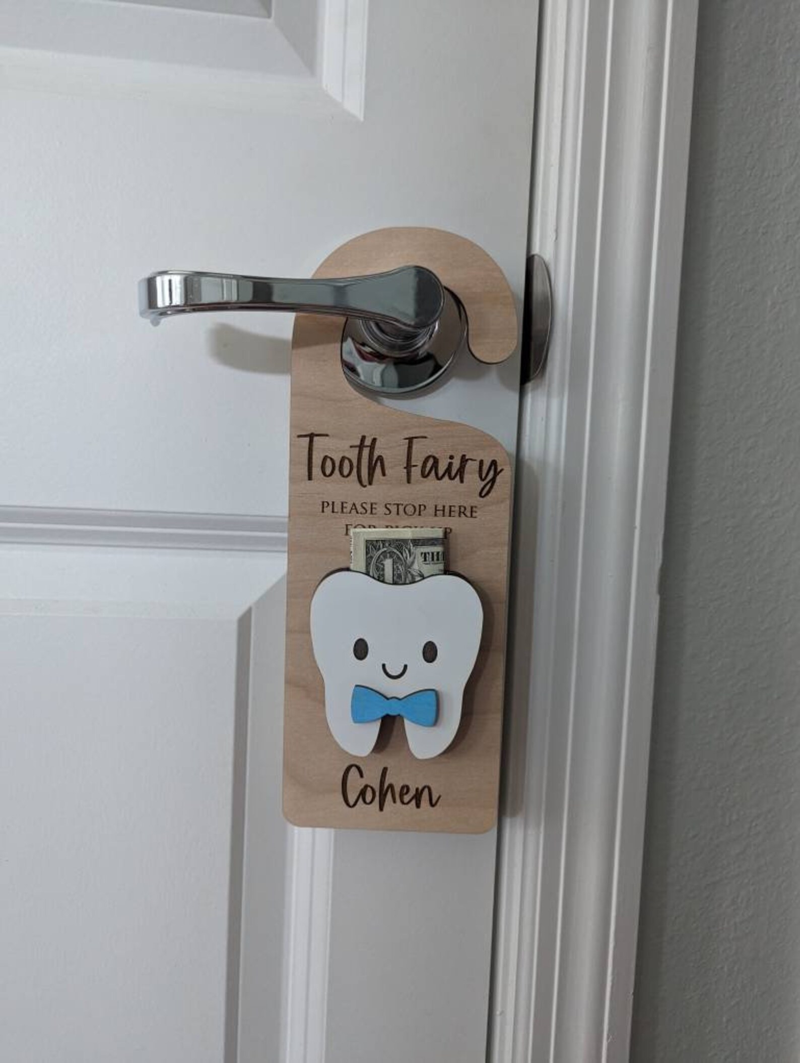 Personalized Tooth Fairy Tooth/money Holder - Etsy