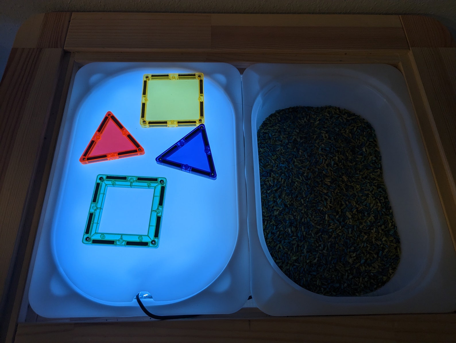 Flisat SMALL Acrylic Light Insert Flisat Insert for Trofast Bin Acrylic ...