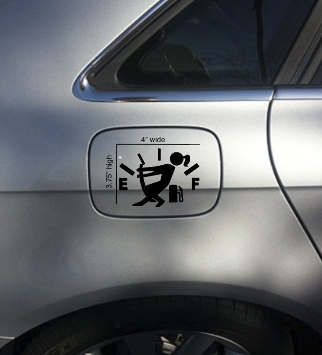 Vinyl Decal, Empty Tank Humor - Etsy