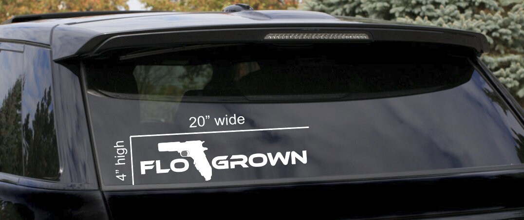 Vinyl, Die Cut Decal, Flogrown - Etsy