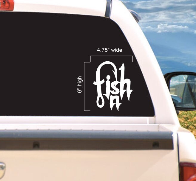 Vinyl Decal, Fish N, Decal - Etsy
