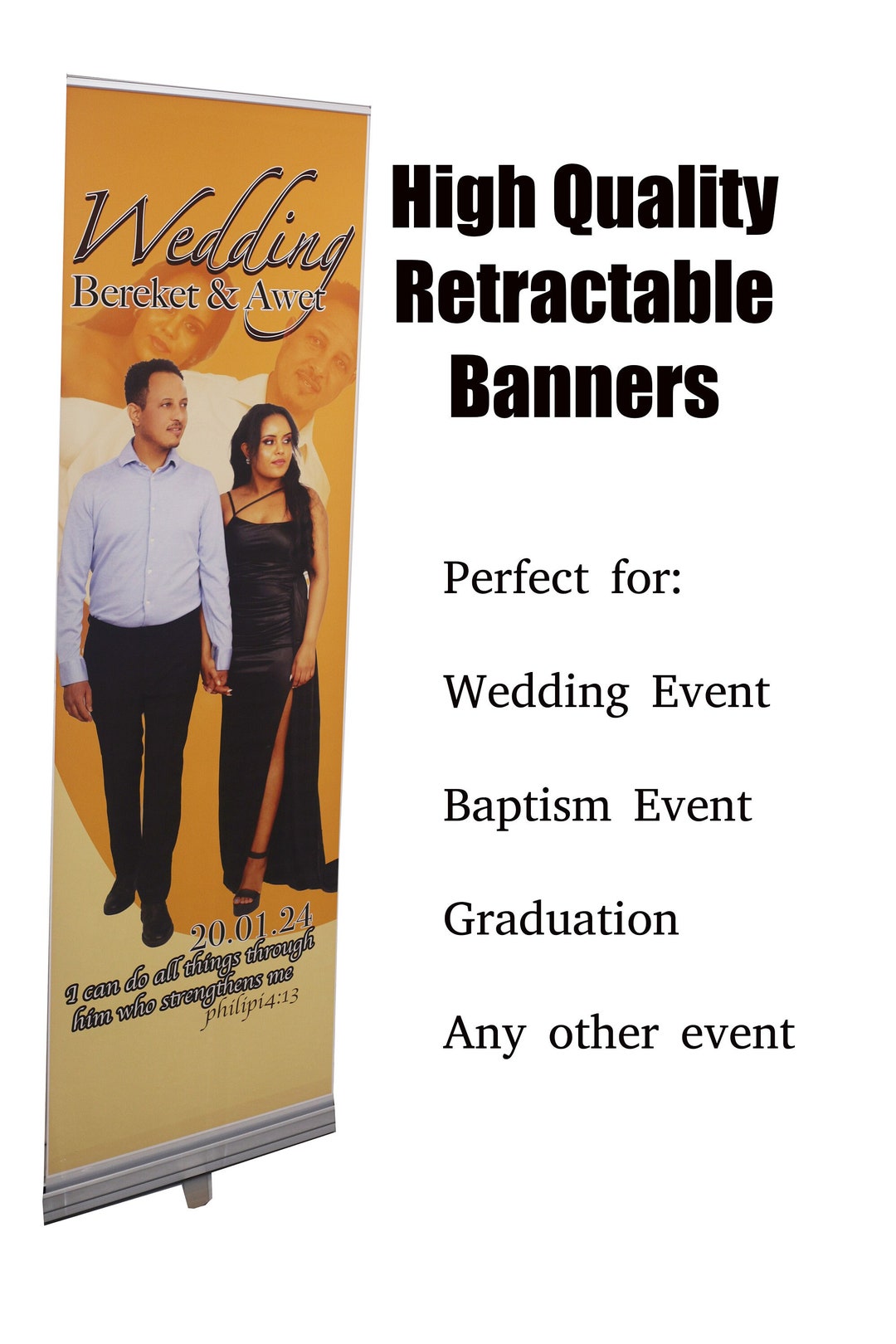 Retractable Roll up Stand Banner 60200 Cm - Etsy