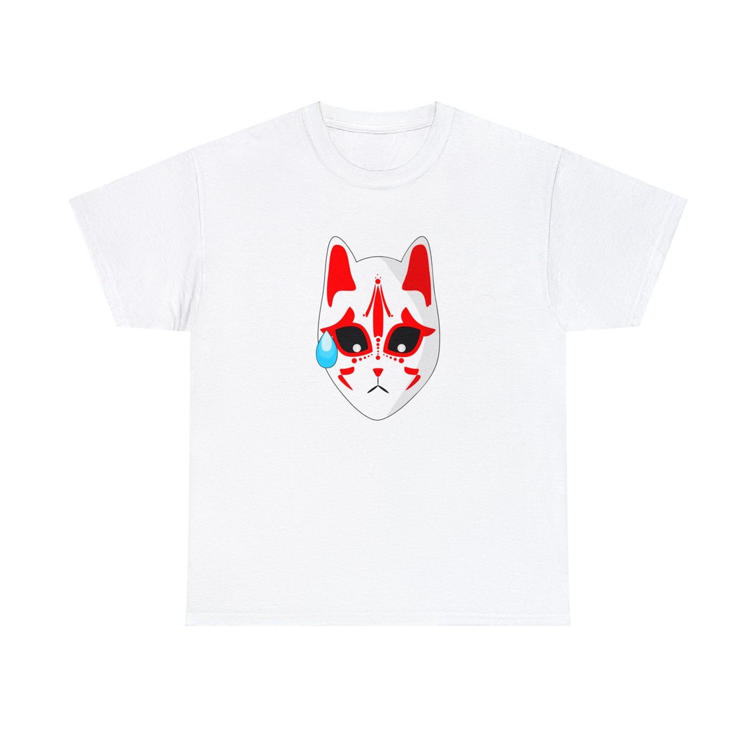 Japanese Kitsune Mask Shirt, Kitsune, Fox, Japanese, Hiragana, Weeb ...