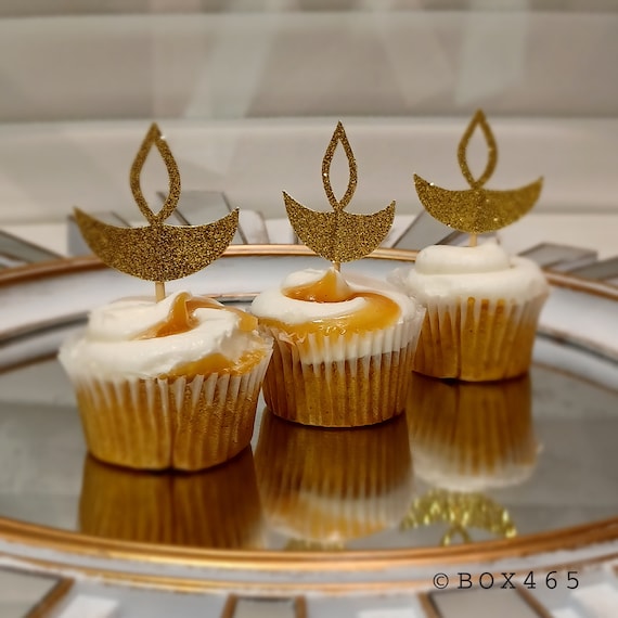 Diwali Dessert Cupcake Toppers - Etsy