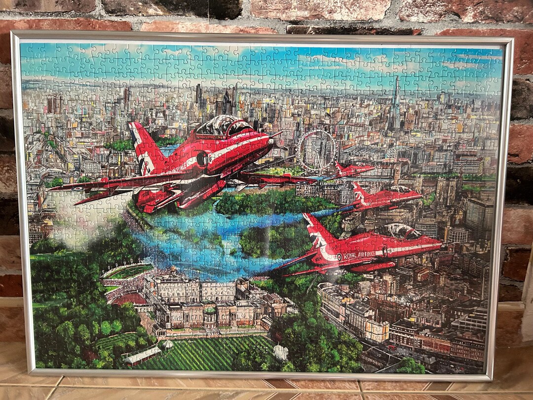 Framed Royal Air Force Puzzle - 50cm X 70cm FRAME INCLUDED - Etsy
