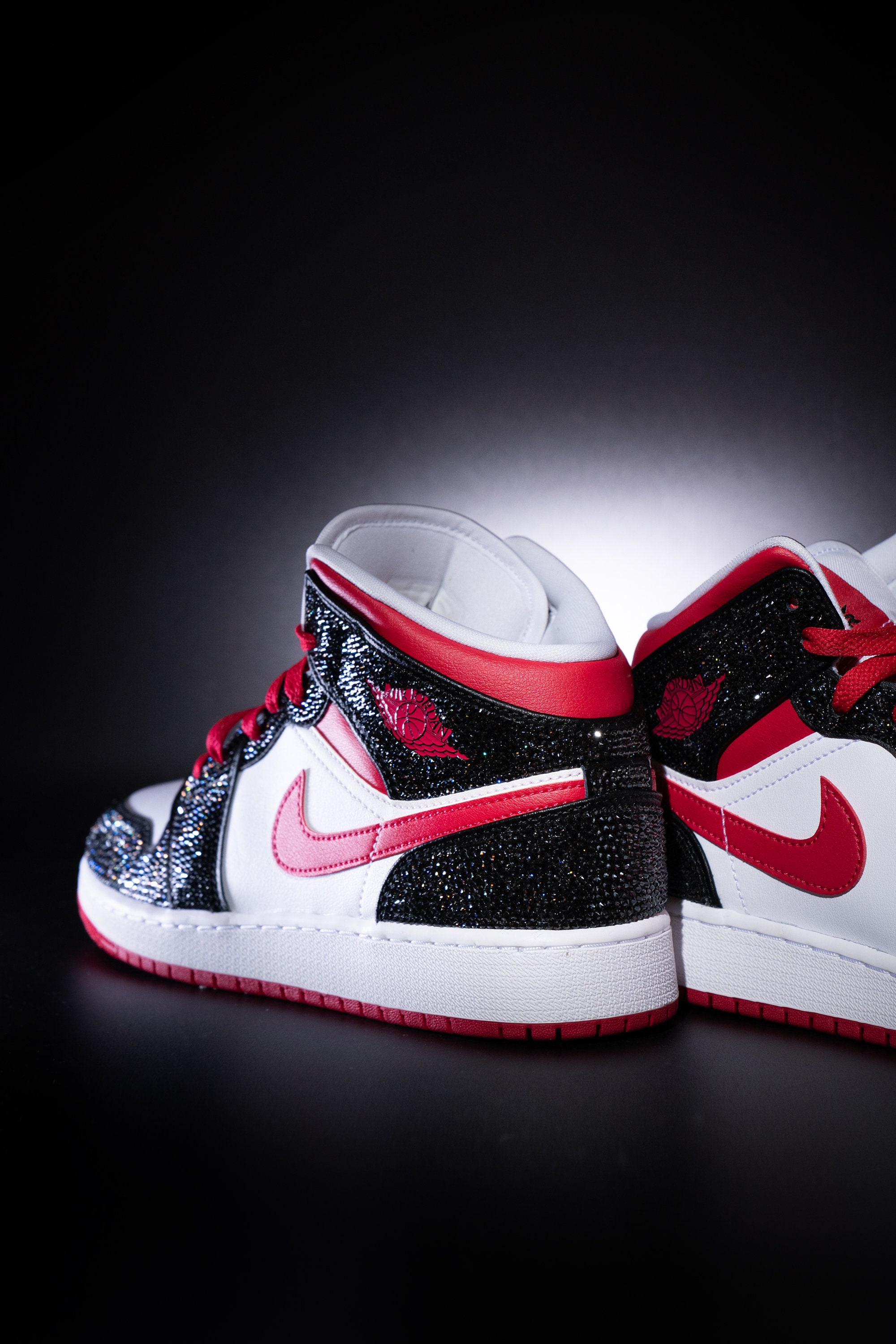 Custom Air Jordan 1 With Swarovski Crystals - Etsy