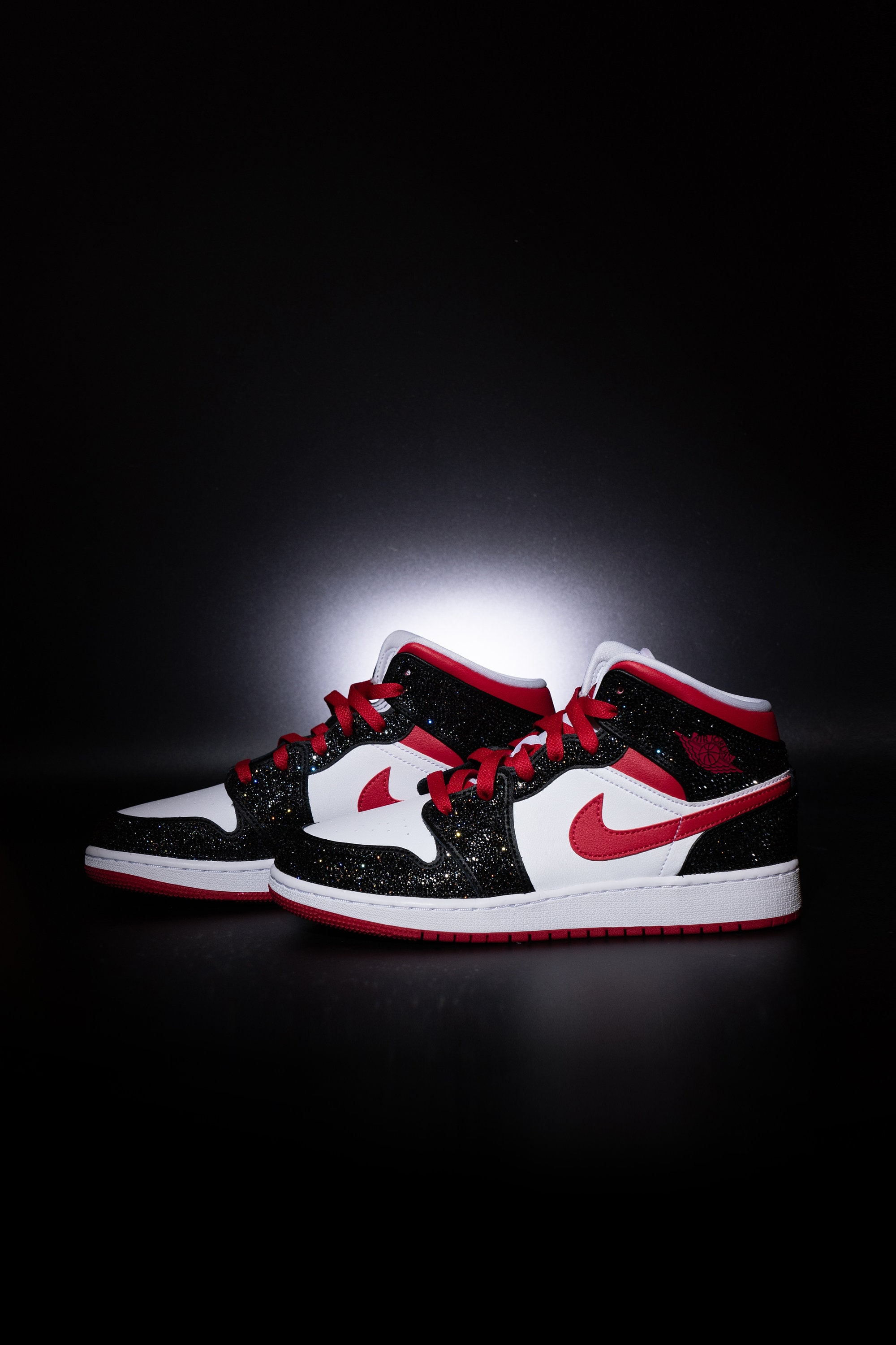 Custom Air Jordan 1 With Swarovski Crystals - Etsy