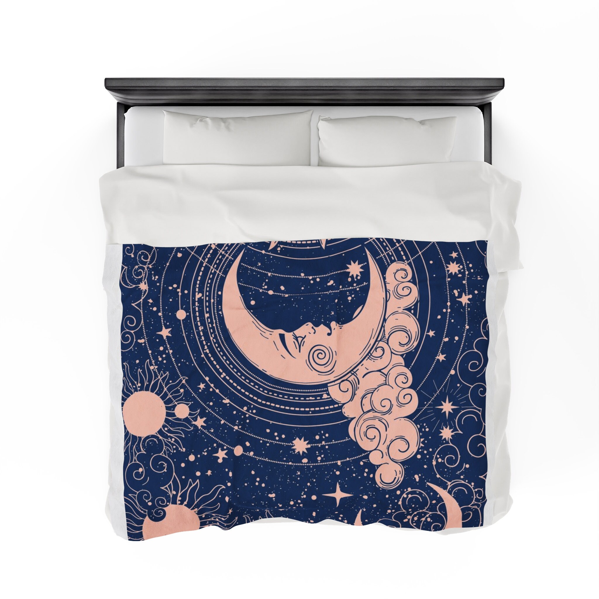 Tarot Moon, Plush Blanket - Etsy