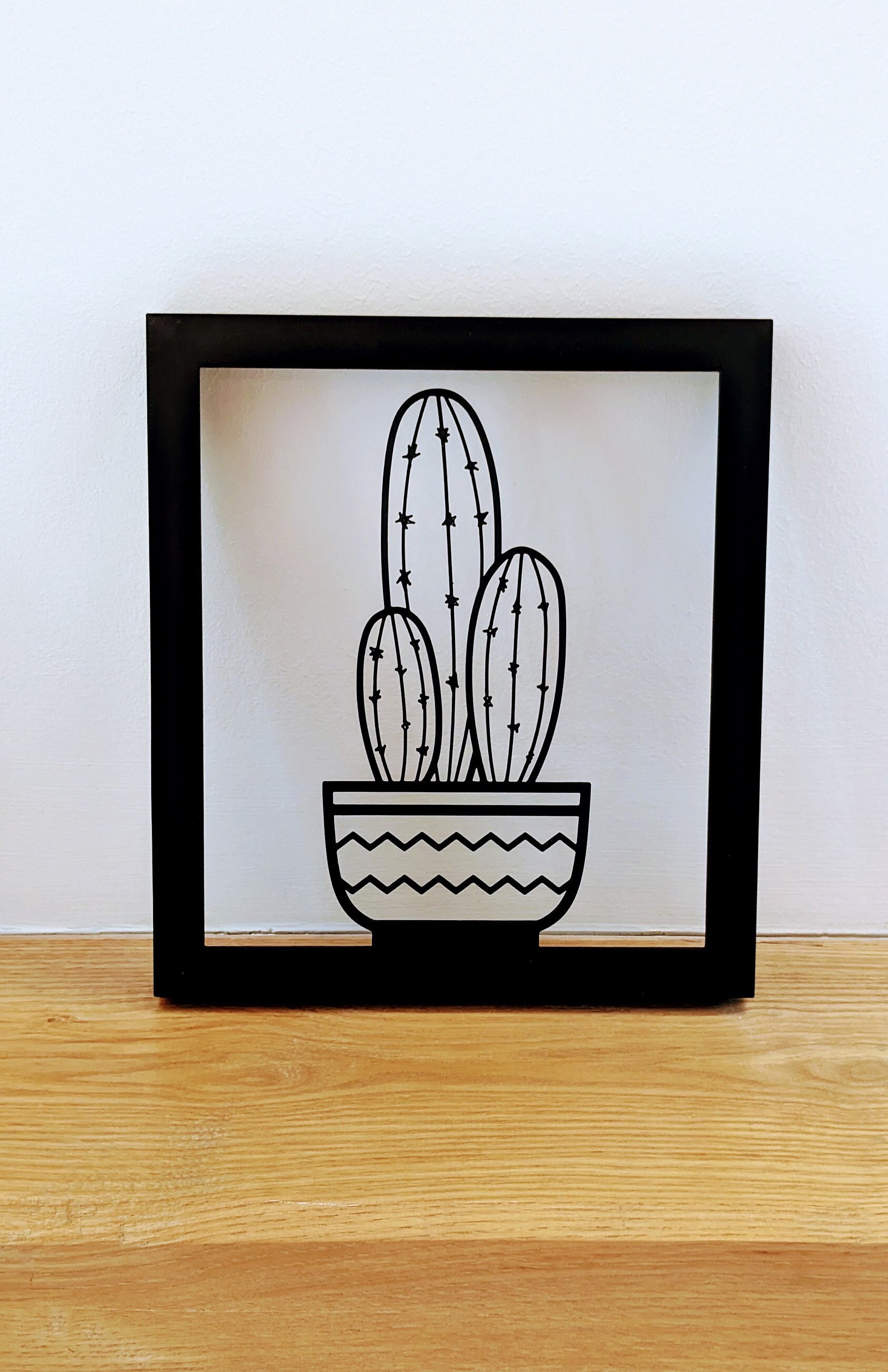 Cactus Wall Art 3D Printed Frames - Etsy